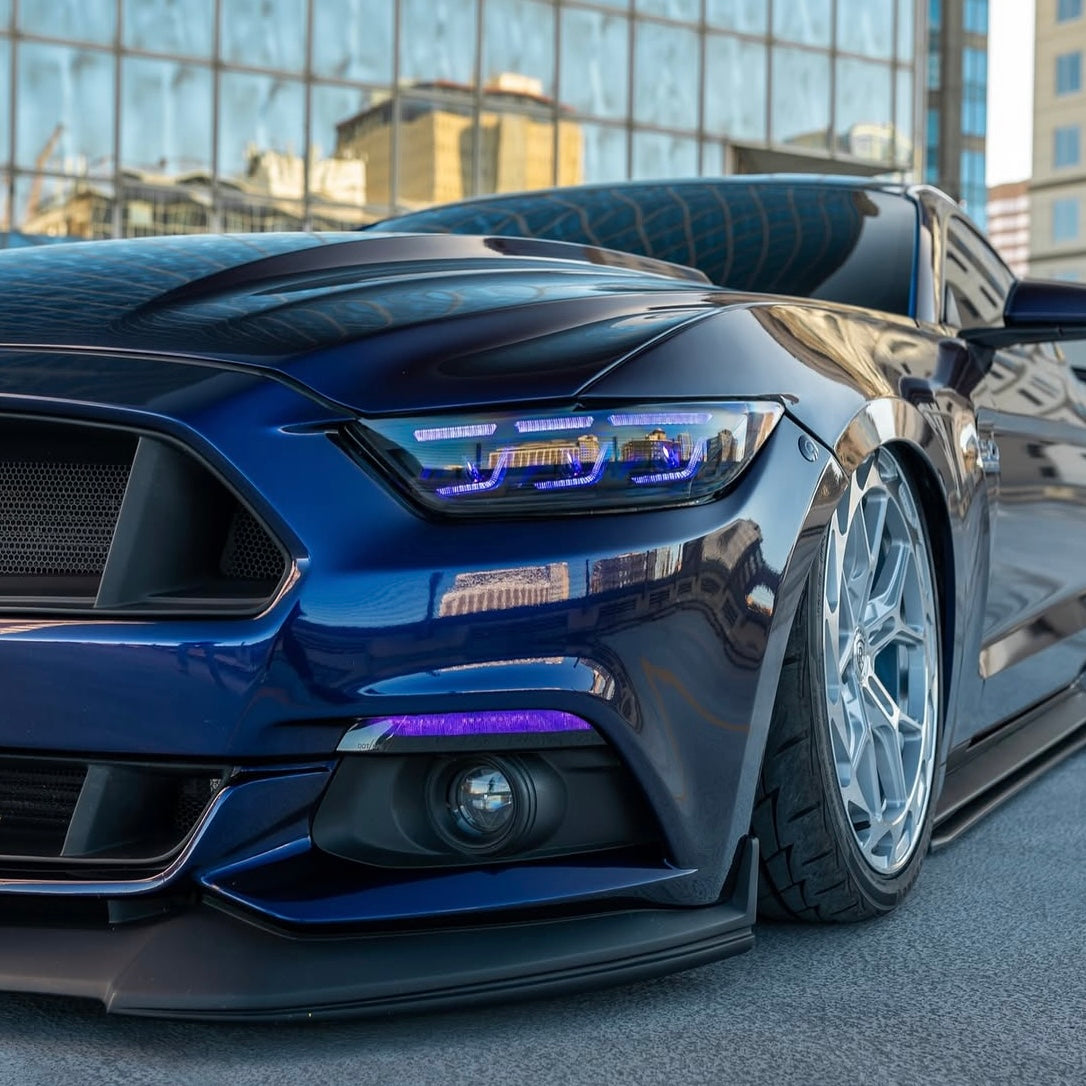 2015-2017 Ford Mustang RGB s650 Style Headlight (V2) – Simp Built